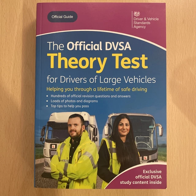 THE OFFICIAL DVSA/DVLA Theory Test for Drivers of Large Vehicles £10.00 ...