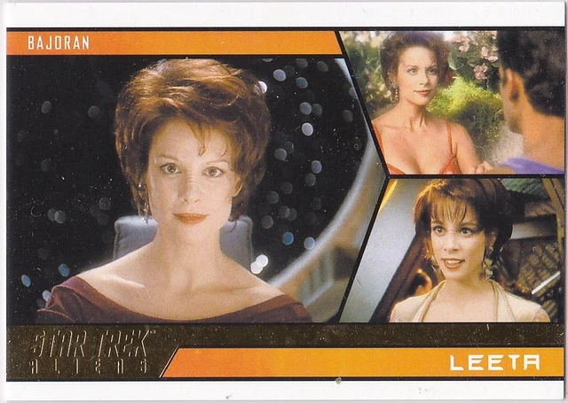 STAR TREK 2014 Aliens Base Or Insert Parallèle #41 087/100 Rare Leeta ...