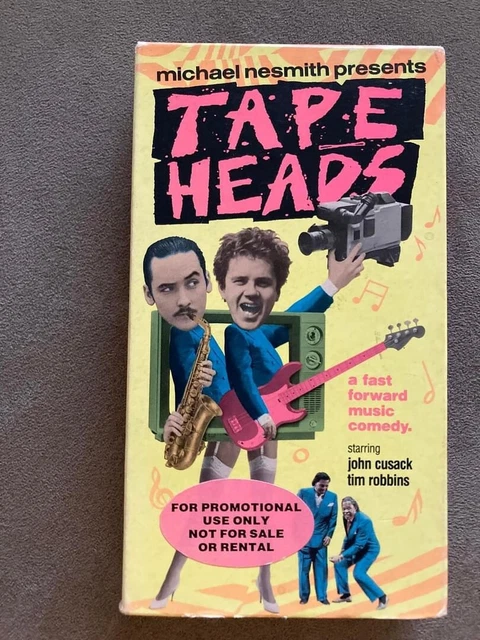 TAPEHEADS TAPE HEADS SCREENER VHS John Cusack 90s Music Movie £9.44 ...