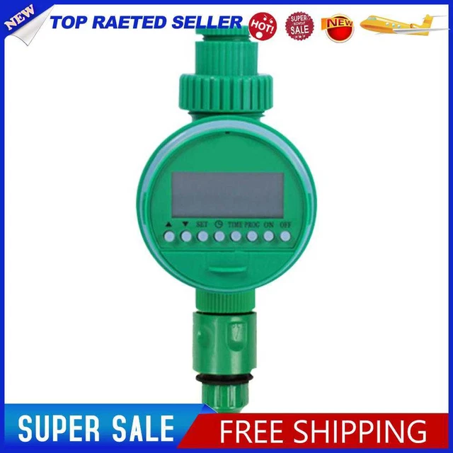 GARDEN WATERING TIMER Water Control Device Intelligence LCD Display ...