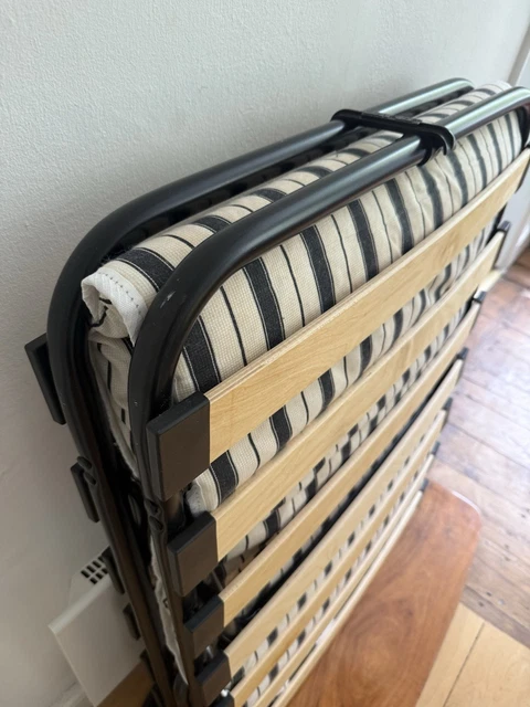 FOLDING SINGLE BED with Mattress Pre-Folded Used Great Condition ...