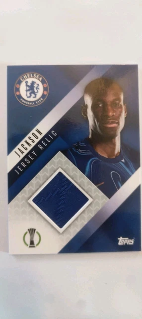 NICOLAS JACKSON JERSEY Relic Card JR-NJ Topps Match Attax EXTRA 2024/25 ...