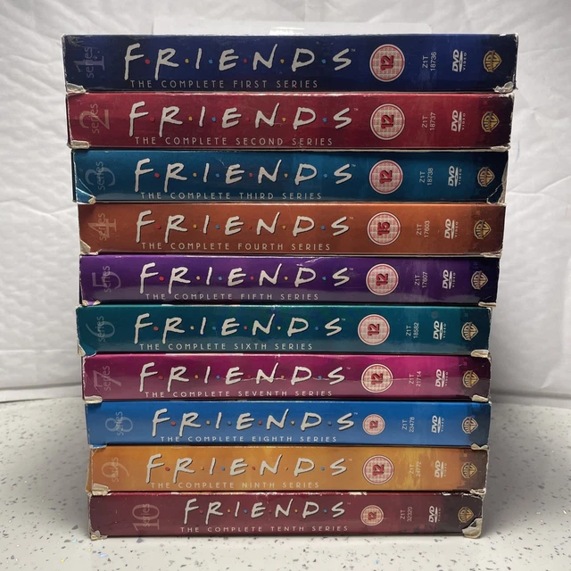 FRIENDS SERIES 1-10 Complete Dvd 30-Disc Tv Sitcom Show Box Set ...