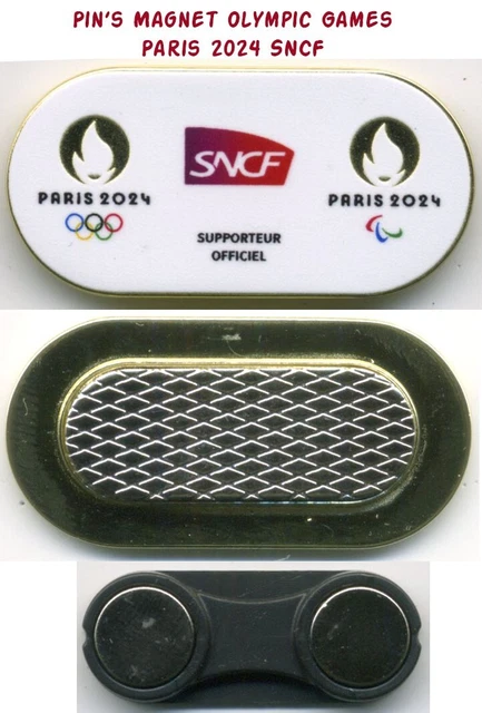 PIN’S MAGNET OLYMPIC Games Paris 2024 SNCF Jeux Olympiques EUR 8,90 ...