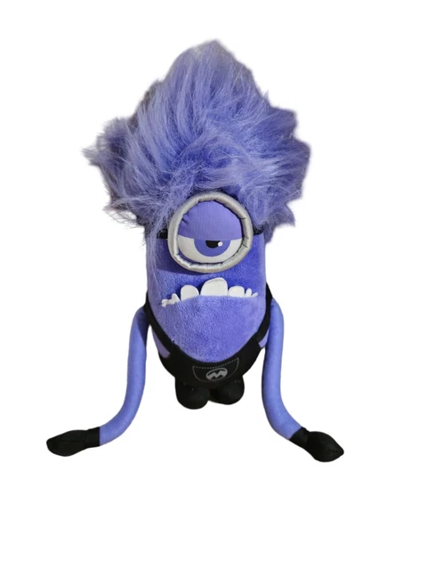 DESPICABLE ME 2 11" Purple Evil Minion Soft Toy Plush Stuffed Animal £7 ...