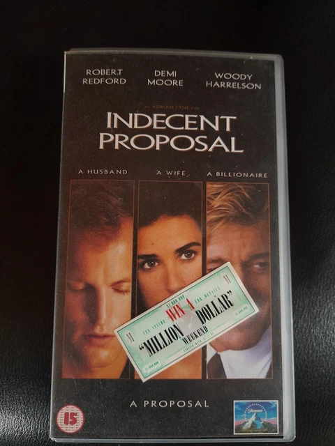 INDECENT PROPOSAL (VHS/SUR, 2000) £2.00 - PicClick UK