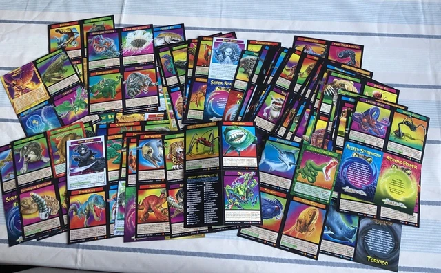 WEIRD N’ WILD Creatures Cards Various x 90 Sheets Of 4 Cards (Un-cut) £ ...