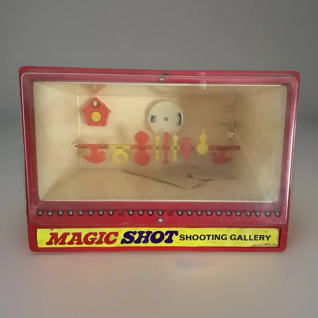 VINTAGE 1970S MAGIC Shot By Marx Toys Boxed Retro Shooting Gallery Game ...