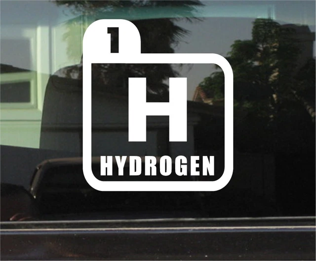 HYDROGEN PERIODIC TABLE Symbol Vinyl Decal / Sticker EUR 5,61 - PicClick IT