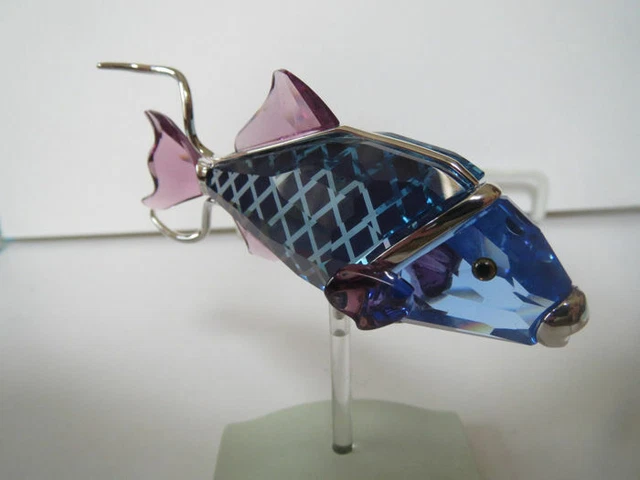 SWAROVSKI CRYSTAL PARADISE Fish Coporita Aquamarine 626 200 Mib $249.99 ...