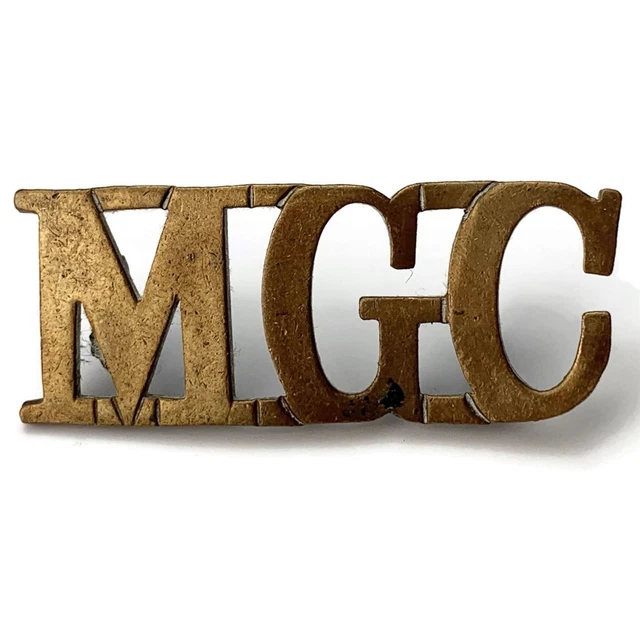 ORIGINAL WW1 MACHINE Gun Corps MGC Regiment Shoulder Title Badge £22.99 ...