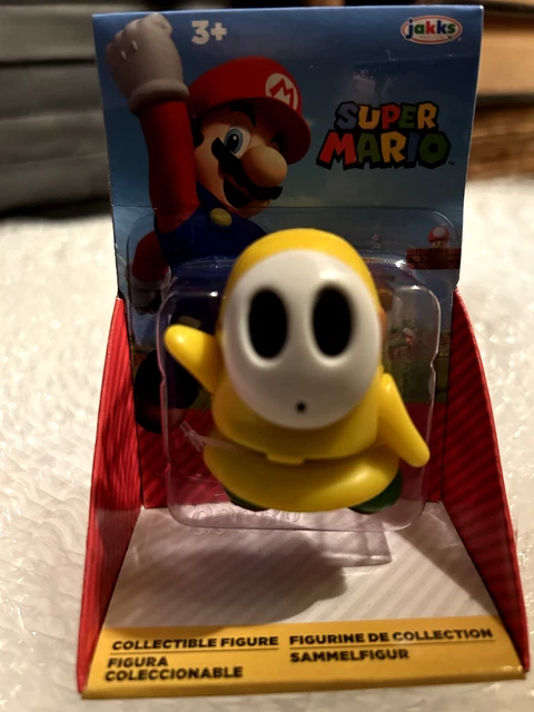SUPER MARIO Yellow Shy Guy 2.5 Inch Figure World of Nintendo Jakks EUR ...