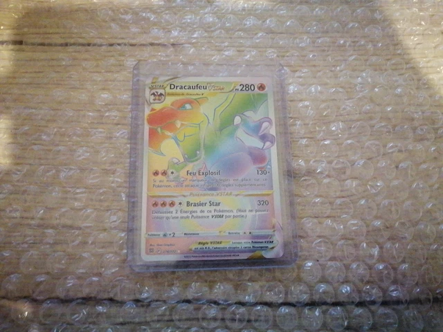 CARTE POKÉMON DRACAUFEU Vstar Rainbow 174/172 Star étincelante neuve FR ...