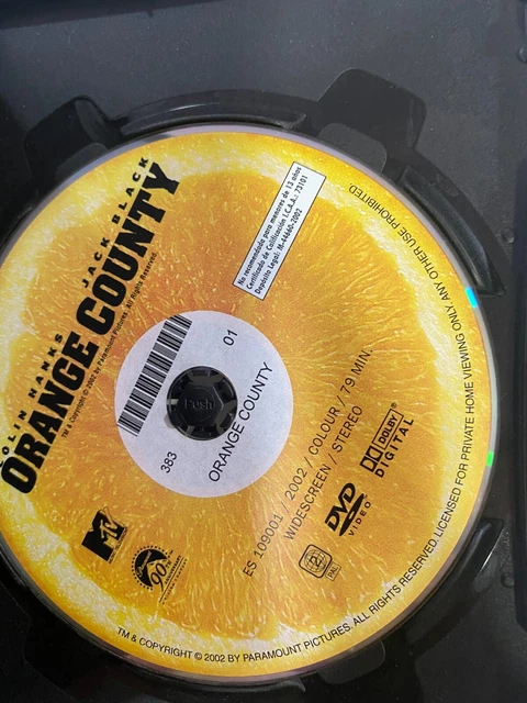 ORANGE COUNTY DVD Colin Hanks Jack Black - Español Inglés Italiano Francés £10.00 - PicClick UK