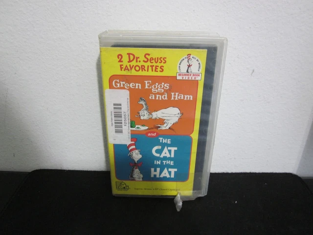 DR SEUSS GREEN Eggs and Ham, The Cat In The Hat VHS tapes Family Movies ...