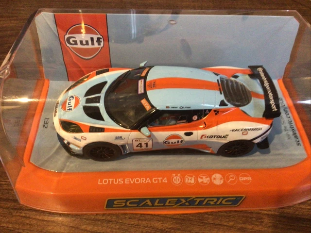 SCALEXTRIC LOTUS EVORA Gt3 gulf livery C4183 £51.00 - PicClick UK