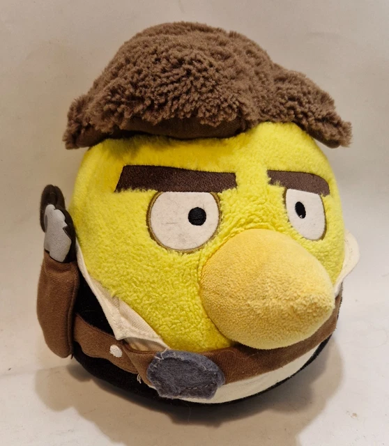 ANGRY BIRDS STAR Wars Han Solo 8" Soft Toy Plush Yellow Bird VGC £8.65 ...