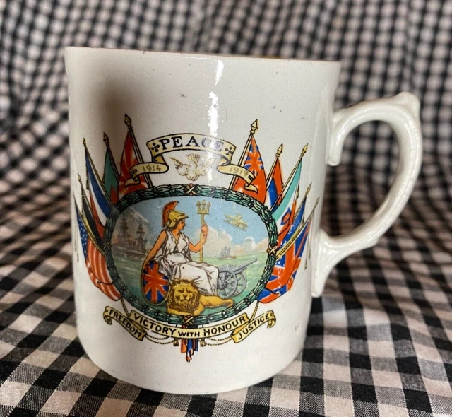 WWI PEACE MUG 1914-1919 £10.00 - PicClick UK