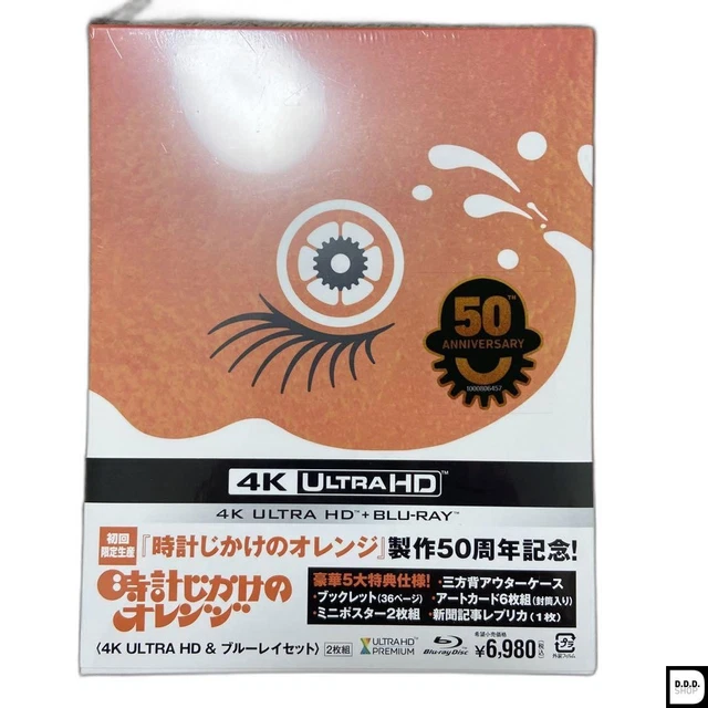 A CLOCKWORK ORANGE 4K Ultra Hd Blu-Ray Bd 2 Disc Booklet Card £72.73 - PicClick UK