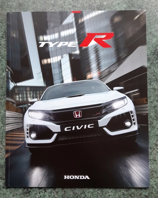 HONDA. CIVIC TYPE R. MODEL RANGE BROCHURE. Jan 19 £5.25 - PicClick UK
