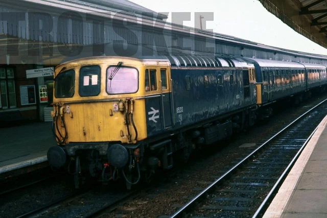35MM SLIDE BR British Railways Diesel Loco Class 33 D6532 Salisbury ...