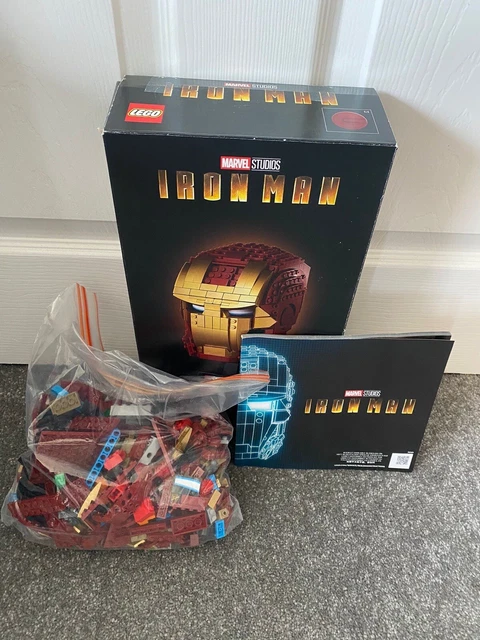 LEGO SUPER HEROES: Casco Iron Man (76165) con scatola e istruzioni EUR ...