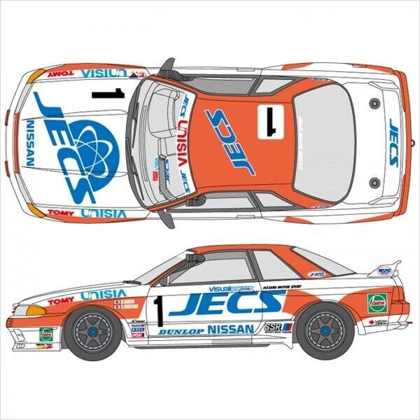 SHUNKO MODELS 1/24 JEX Nissan Skyline GT-R R32 1992 Decal of Tamiya ...