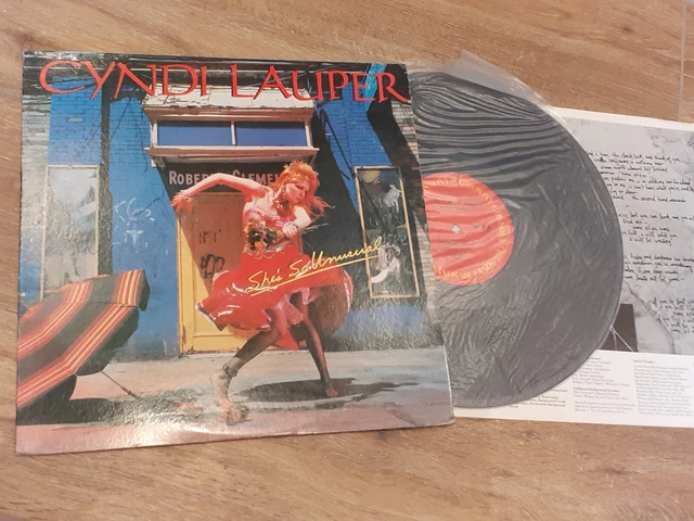 CYNDI LAUPER SHE'S So Unusual Rare Hong Kong Vinyl LP Promo Sticker EUR ...