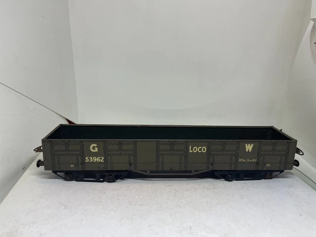 HORNBY SERIES O Gauge Prewar No. 2 High Capacity Wagon GW Dark Grey ...
