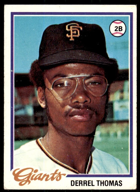 1978 TOPPS DERREL Thomas. San Francisco Giants #194 EUR 2,48 - PicClick FR