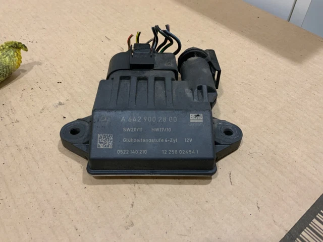 GENUINE MERCEDES-BENZ OM642 V6 Glow Plug Control Unit A6429002800 12 ...