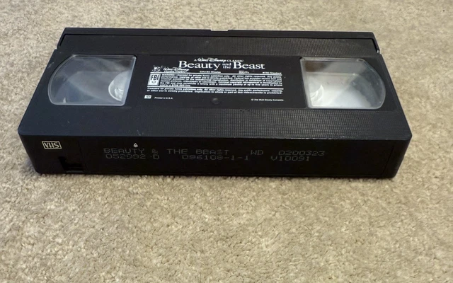 BEAUTY & THE Beast (VHS, 1992) Walt Disney Classic Collection - VHS ...