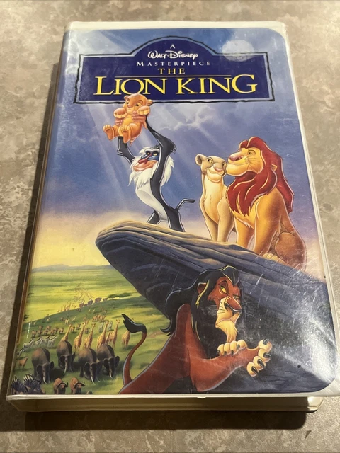 RARE ORIGINAL DISNEY Masterpiece Collection The Lion King On VHS ...