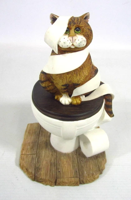 BORDER FINE ARTS Studio Comic & Curious Cats 'All Tied Up' Figure 2000 ...