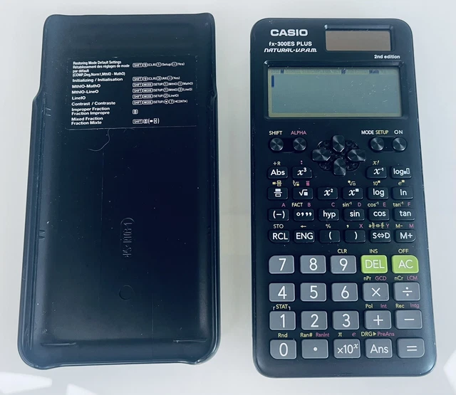 CASIO FX-300ES PLUS 2a Edizione Calcolatrice Scientifica Naturale-V.P.A ...