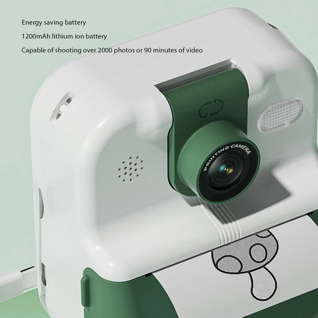 GREEN CAMERA INSTANT Print 48MP Photo 1080P Video 2.4 In IPS Screen ...