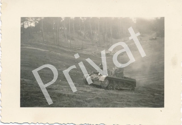 FOTO WK 2 Fahrschule tank Panzer Panzerjäger Gelände Zossen Deutschland ...