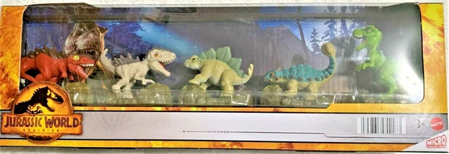 MATTEL JURASSIC WORLD Dominion Micro Dinosaur 5 Figure Collection Toys ...