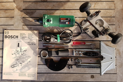 BOSCH POF 500A Upper Milling Machine 500W with Accessories £55.73 ...