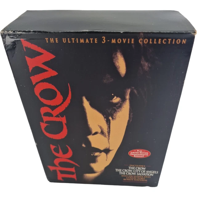 THE CROW: THE Ultimate Collection DVD 3 Films Kirsten Dunst, Brandon ...