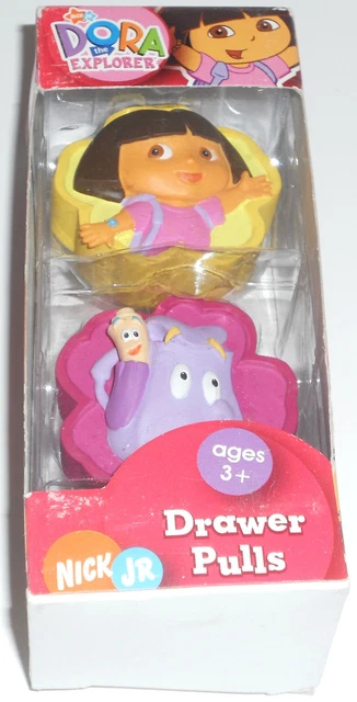 DORA THE EXPLORER Drawer Pulls Nick Jr Backpack Map Borders Unlimited ...