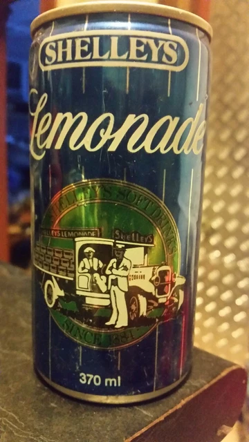 RARE VINTAGE SHELLEYS lemonade soft drink can $30.00 - PicClick AU