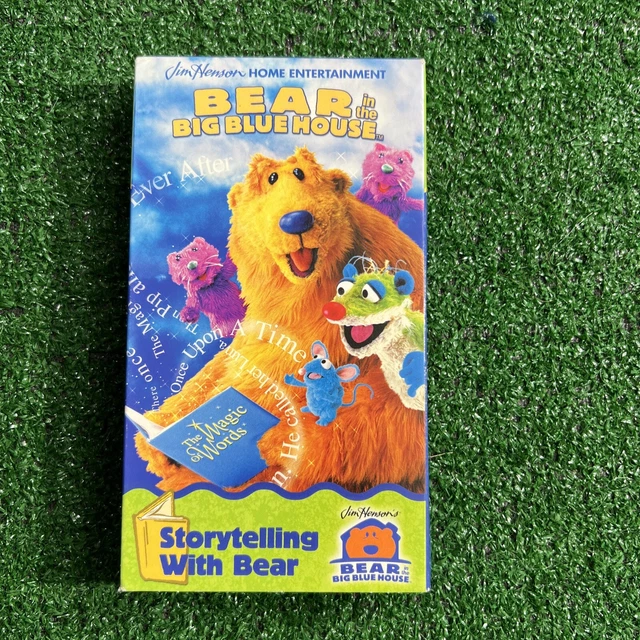 Bear In The Big Blue House Storytelling With Bear Vhs Tape 2001 £1384 Picclick Uk