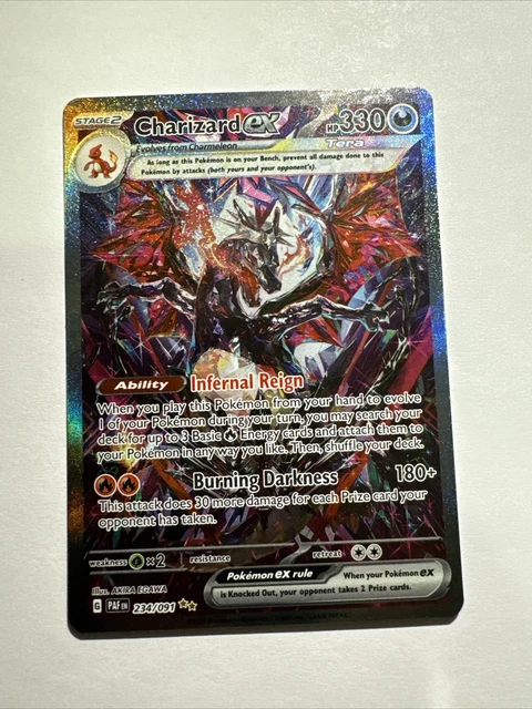 POKEMON TCG - Paldean Fates - Charizard ex - 234/091 - English EUR 186 ...