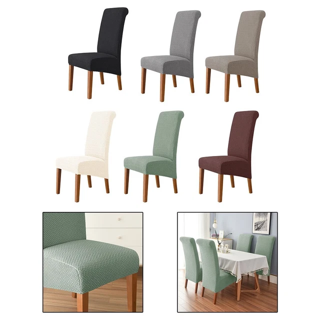 HOUSSE DE CHAISE de récupération élasticité et extensible pour chaises ...