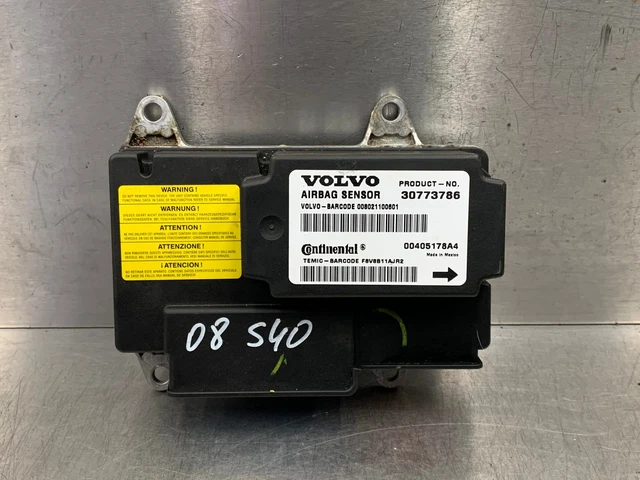 2008 VOLVO V50 S40 Airbag Ecu Srs Control Module 30773786 £44.95 ...