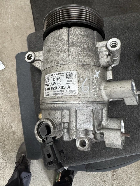 VOLKSWAGEN CADDY DIESEL Skoda air con AC compressor pump 5n0820803a ...