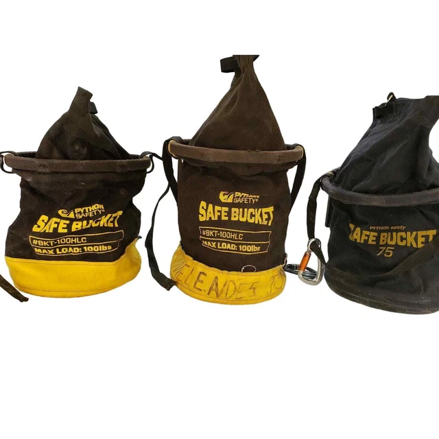 PYTHON SAFETY BKT-100HLC 100lb Load Canvas Hook and Loop Safety Tool ...
