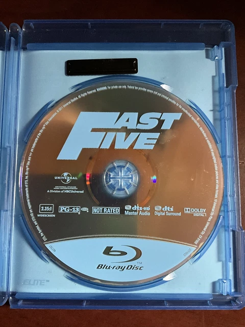 FAST FIVE (BLU-RAY/DVD, 2011, 2-Disc Set, Rated/Unrated) £2.36 ...