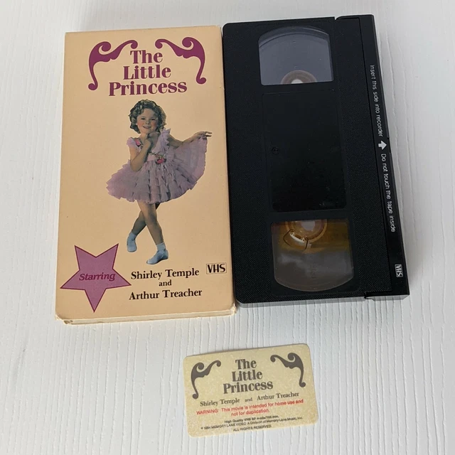 THE LITTLE PRINCESS (VHS 1984 edition) Shirley Temple, Rosemary Ames £2 ...